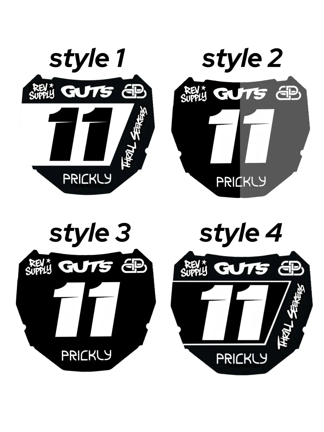 Custom ODI plate decal – REV SUPPLY